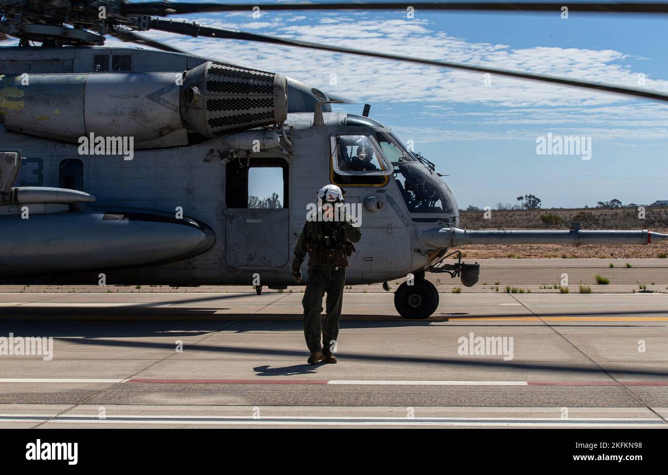U.S. Marine Corps Maj. Robert Beagon, a CH-53E pilot with Marine Heavy ...