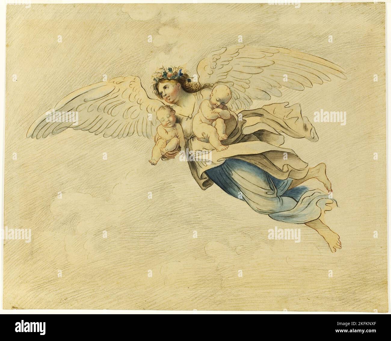 Night Carrying Sleep and Death, n.d Stock Photo - Alamy