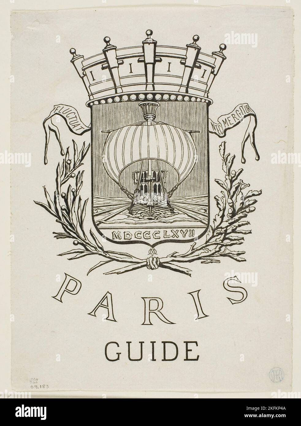 It Rocks but is Not Sunk, 1854. 'Fluctuat nec mergitur' - motto of the ...