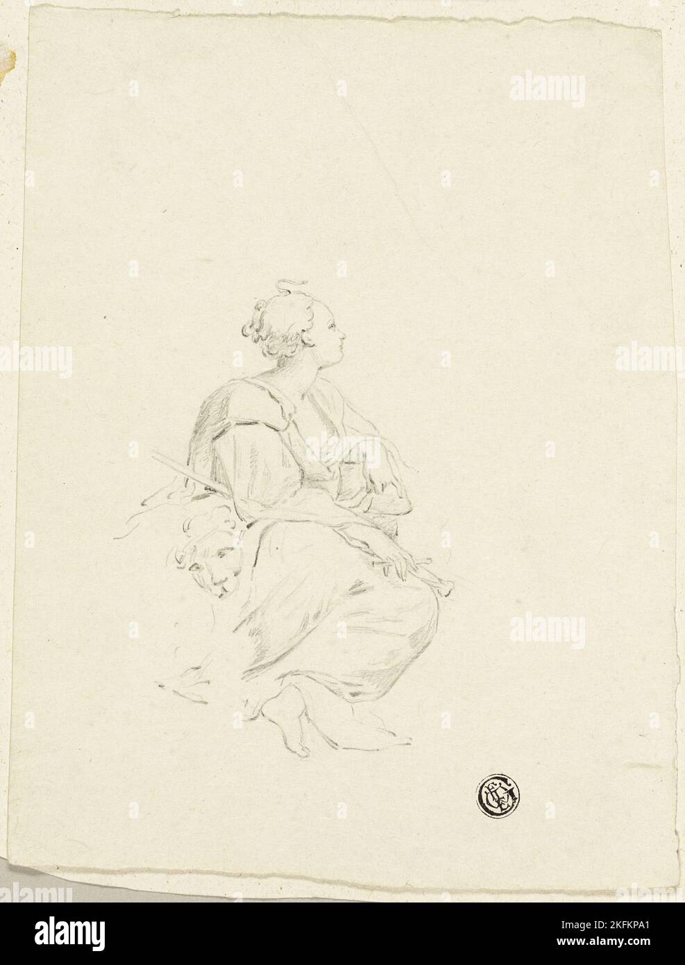 Cardinal Virtues or Saint Euphemia, 1750/1850 Stock Photo - Alamy