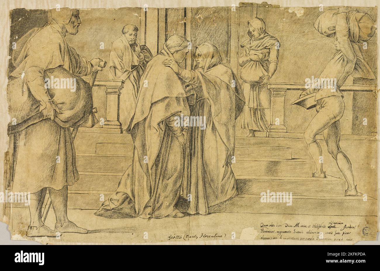 Visitation, n.d. The visit of Mary, who was pregnant with Jesus, to ...