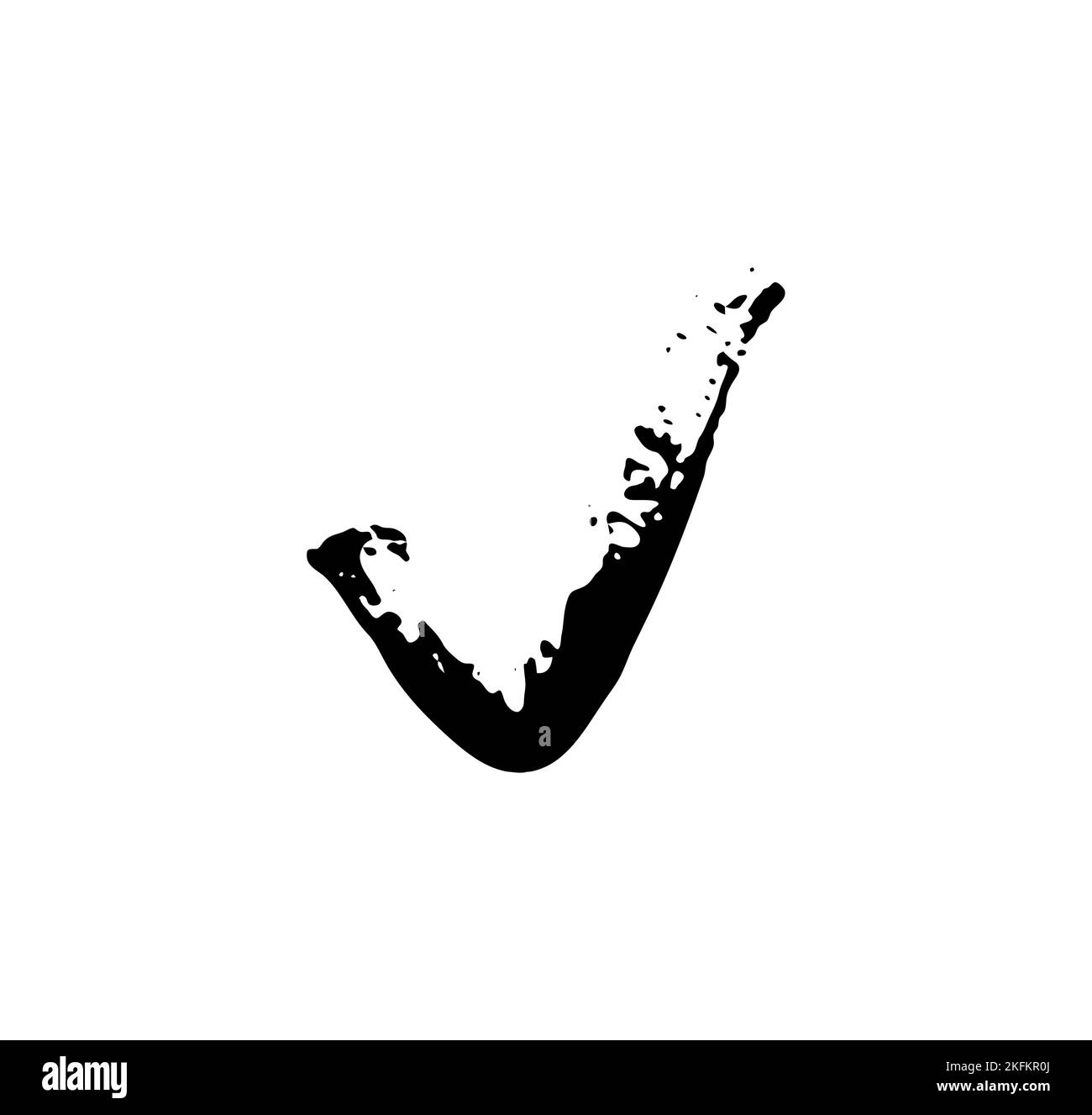 Checkbox. Check signs V X. Chalk and brush checkmarks set. Vector set ...