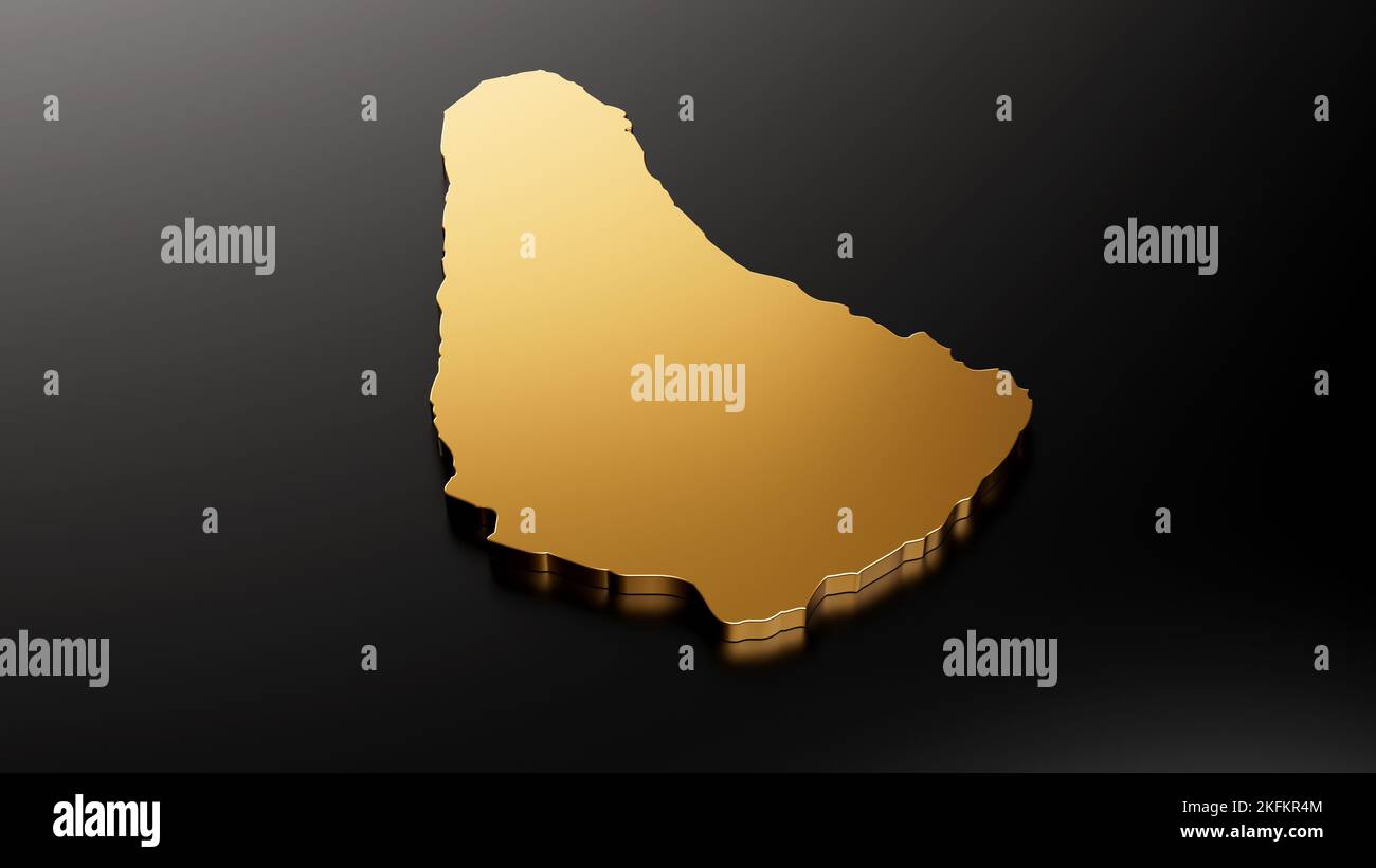 Barbados gold map hi-res stock photography and images - Alamy