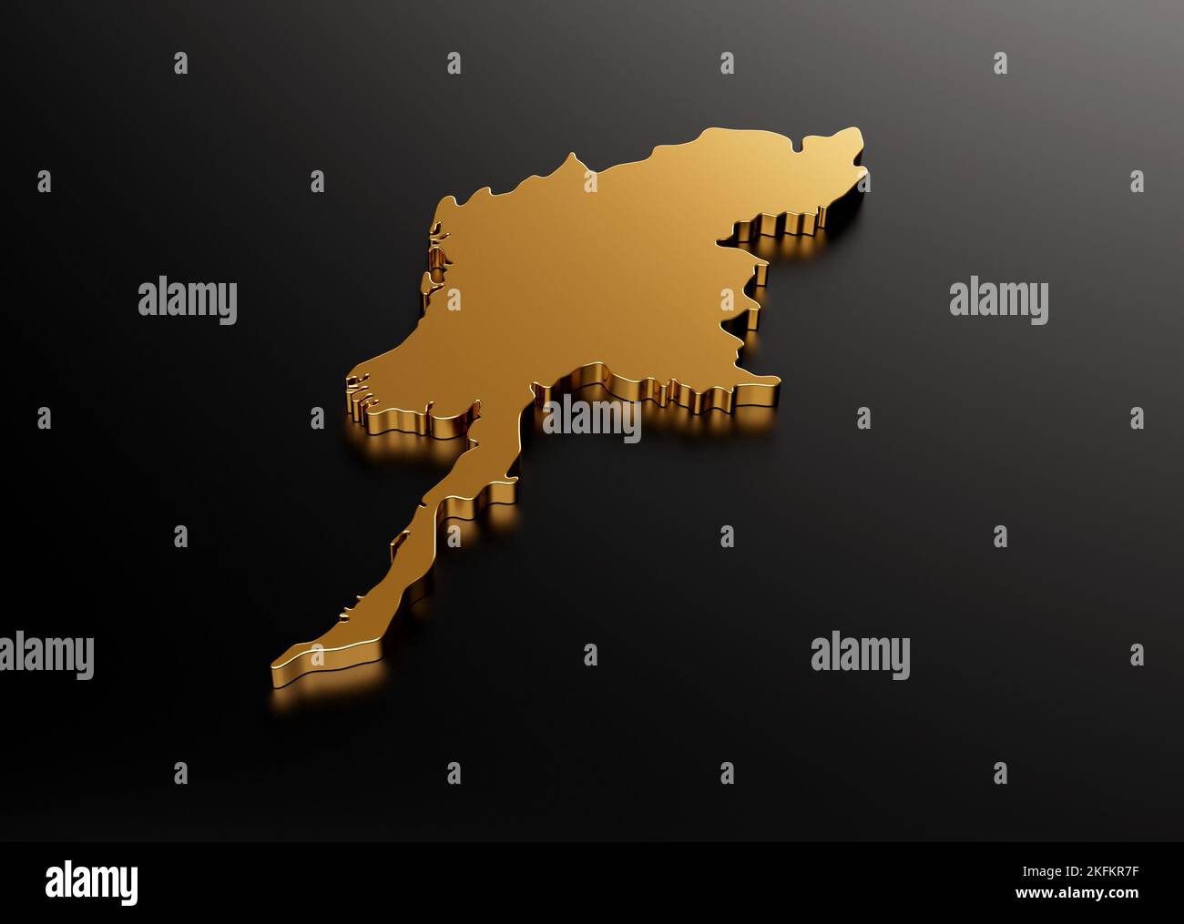 Myanmar gold map hi-res stock photography and images - Alamy