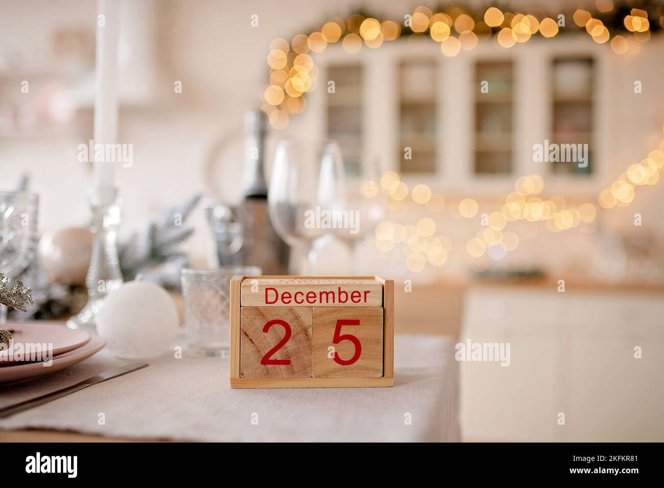Merry christmas day 25 december eve event fairytale vibes. Sparkling ...