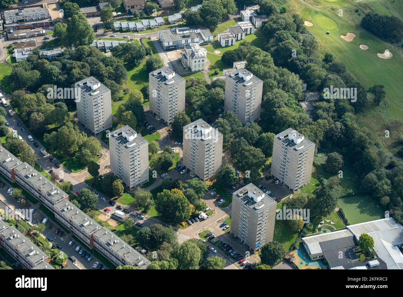 Aerial london 1950s hi-res stock photography and images - Alamy