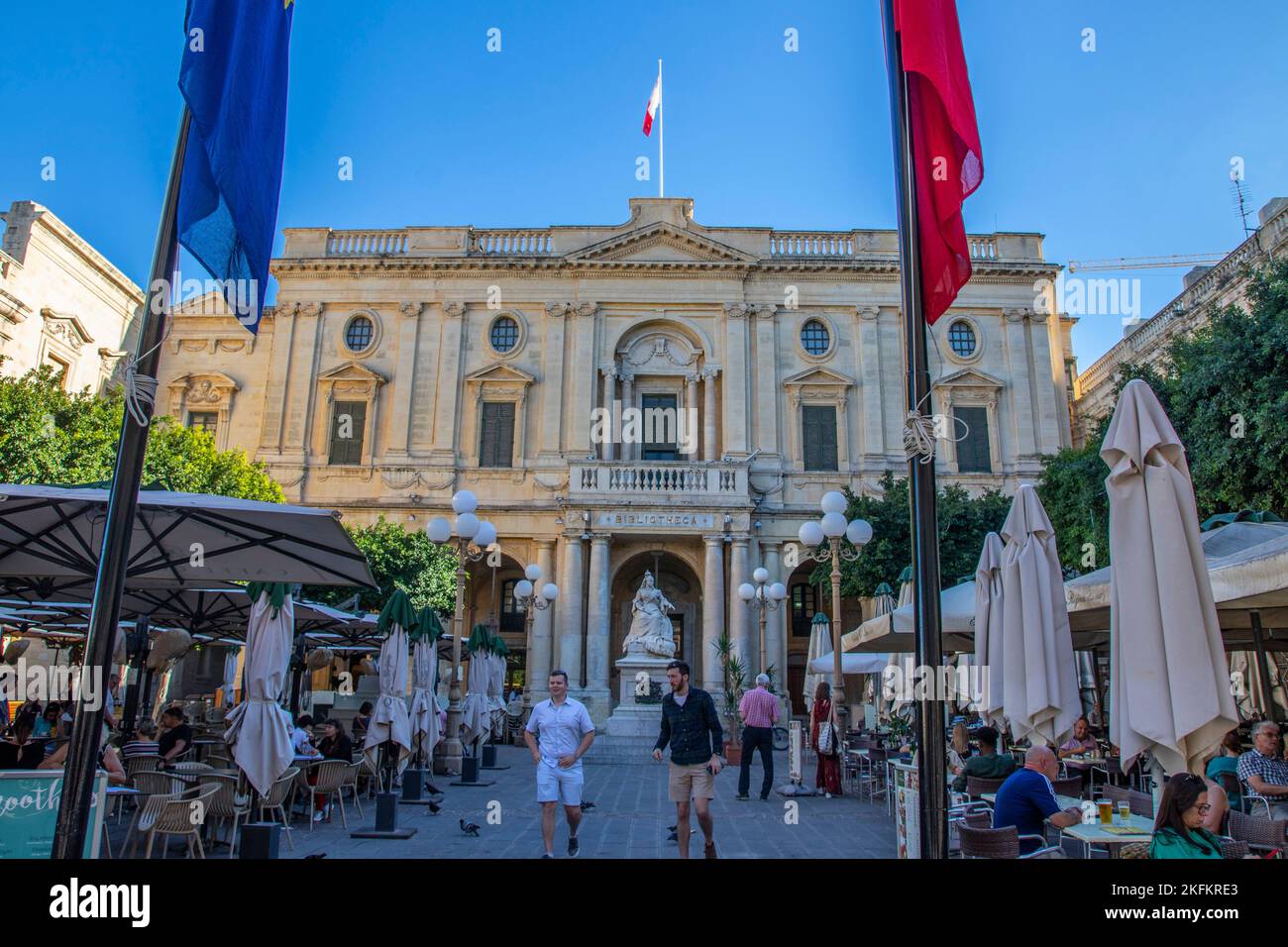 Malta's capital Valletta is a fortified city located on a hilly ...