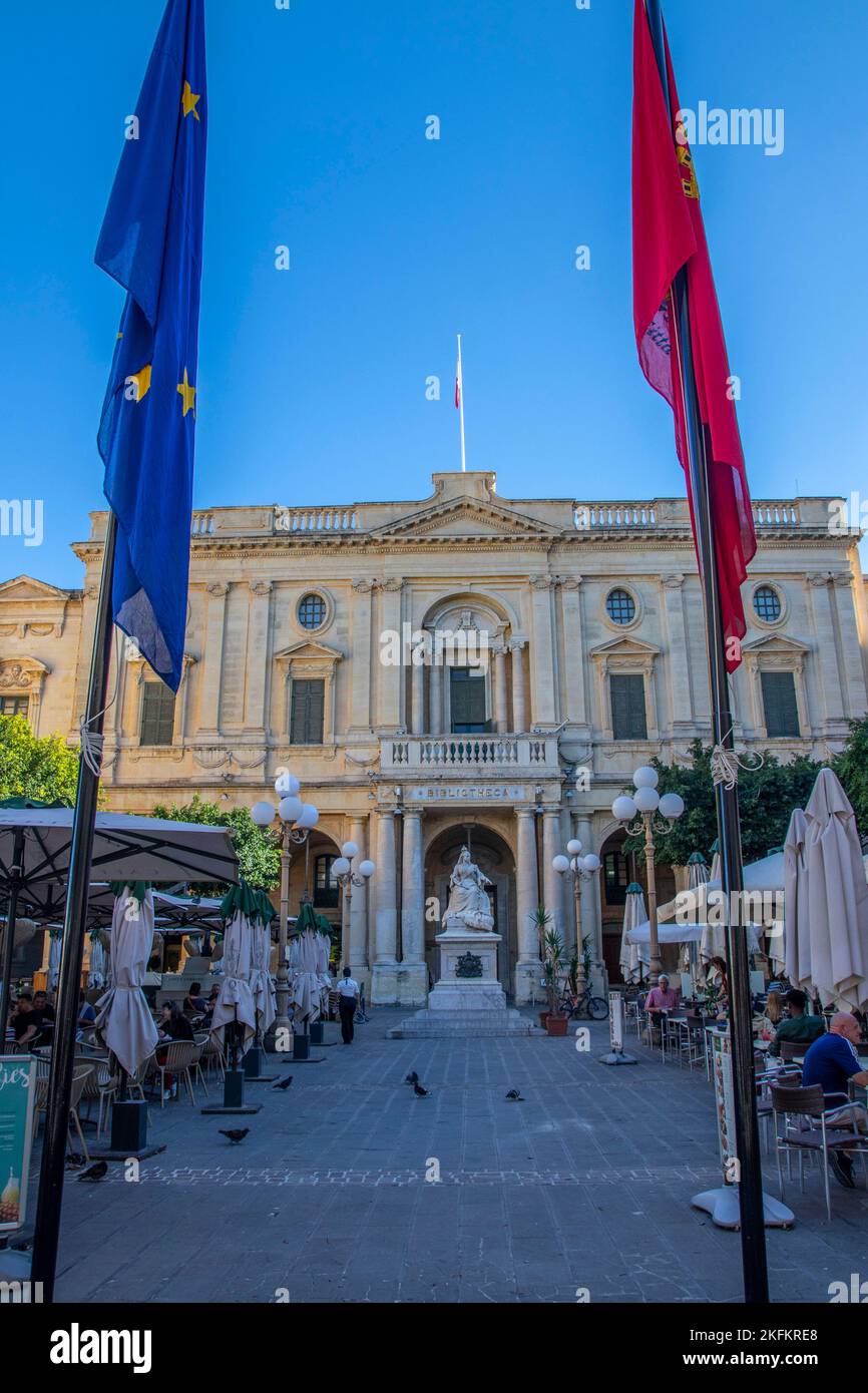 Malta's capital Valletta is a fortified city located on a hilly ...