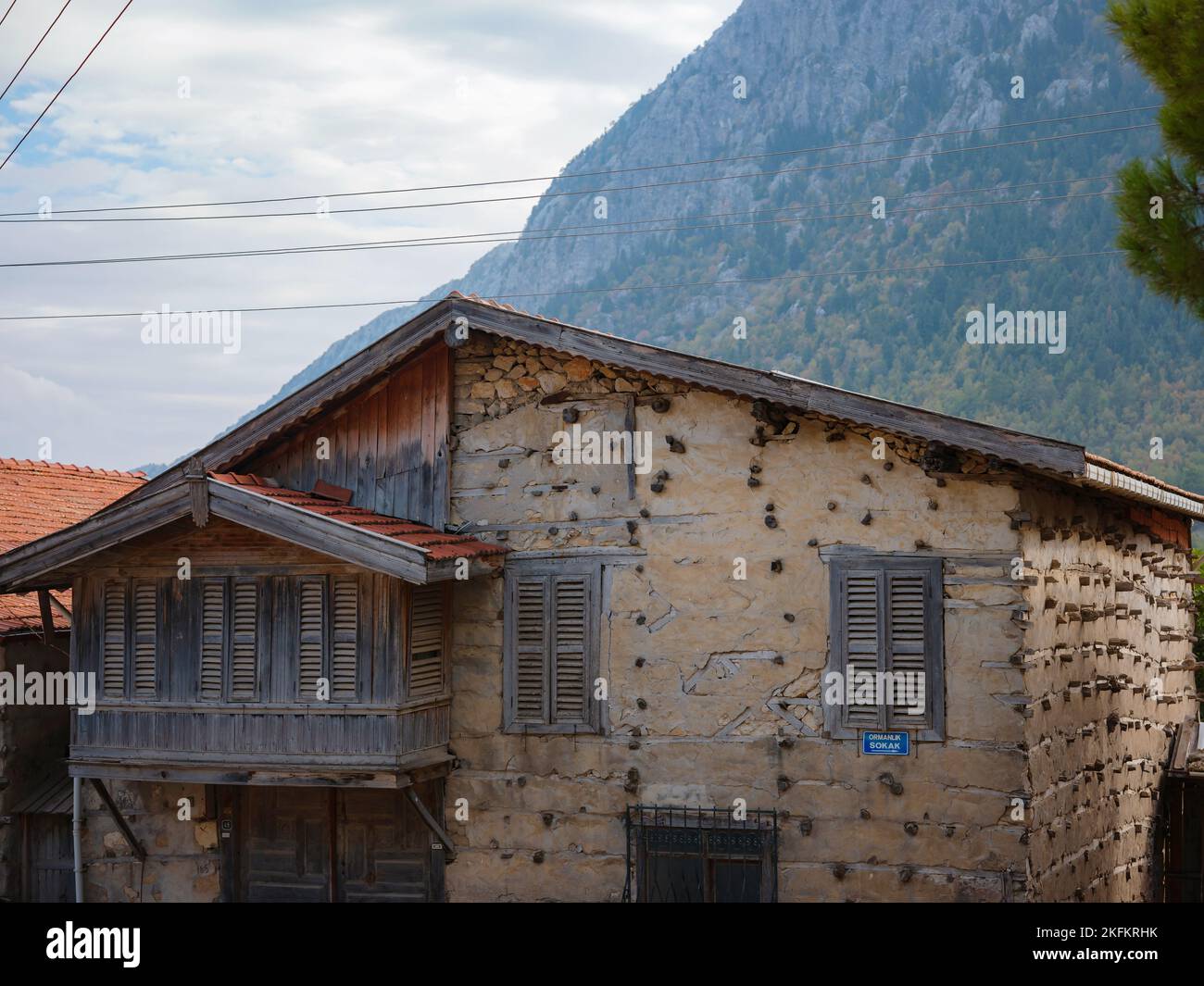 Ormana province Antalya , Turkey 19 October 2022: street and details of ...