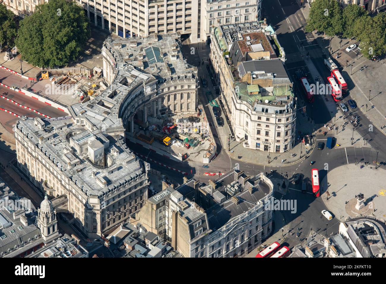 Construction works at Admiralty Arch, Westminster, Greater London Authority, 2021 Stock Photo ...