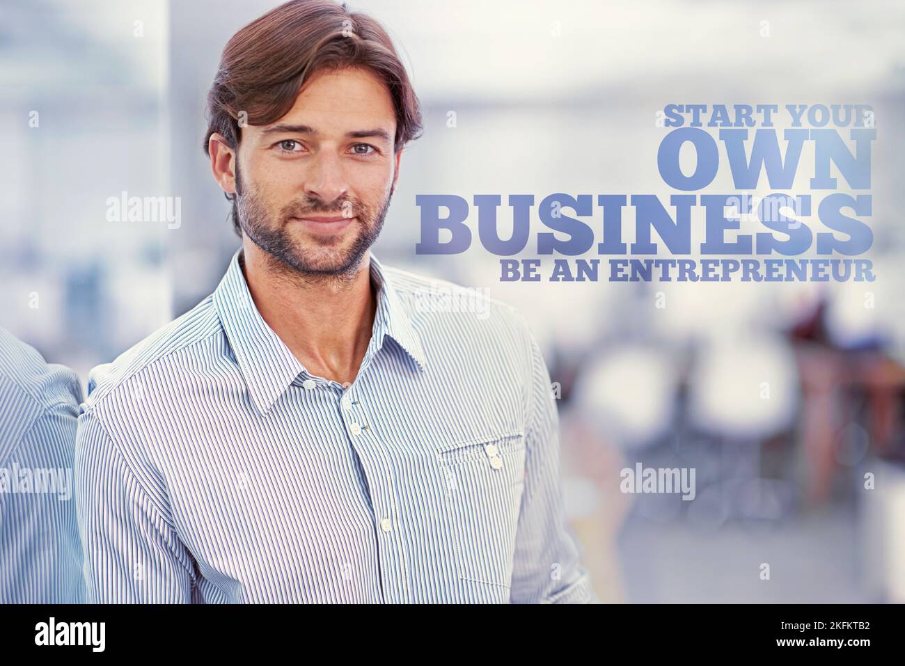 You can too. A graphic illustration depicting modern business and ...