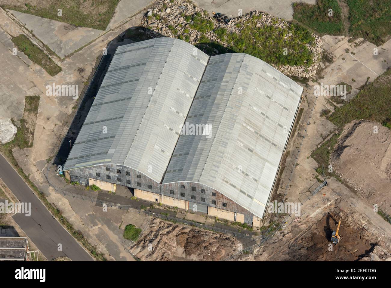 Birds eye view docks warehouse hi-res stock photography and images - Alamy