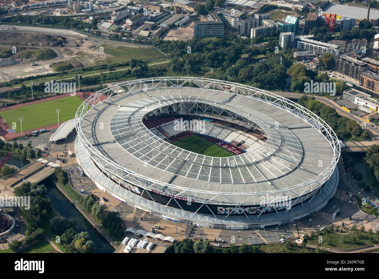 Newham london olympic aerial hi-res stock photography and images - Alamy