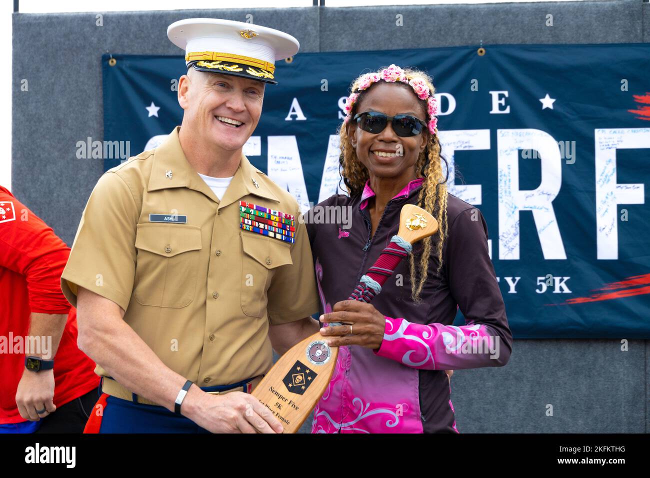 U.S. Marine Corps Col. Phillip N. Ash, commanding officer of 1st Marine ...