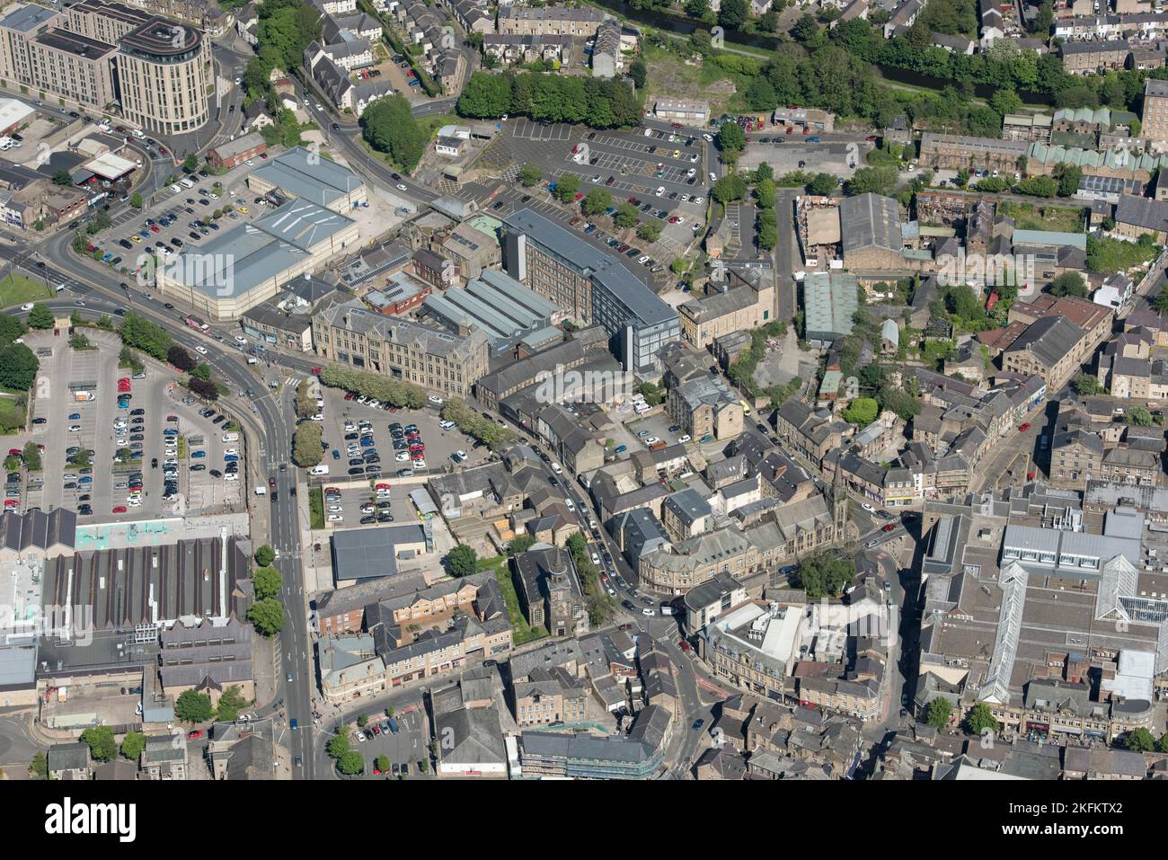 Lancaster High Street Heritage Action Zone, Lancashire, 2021 Stock ...