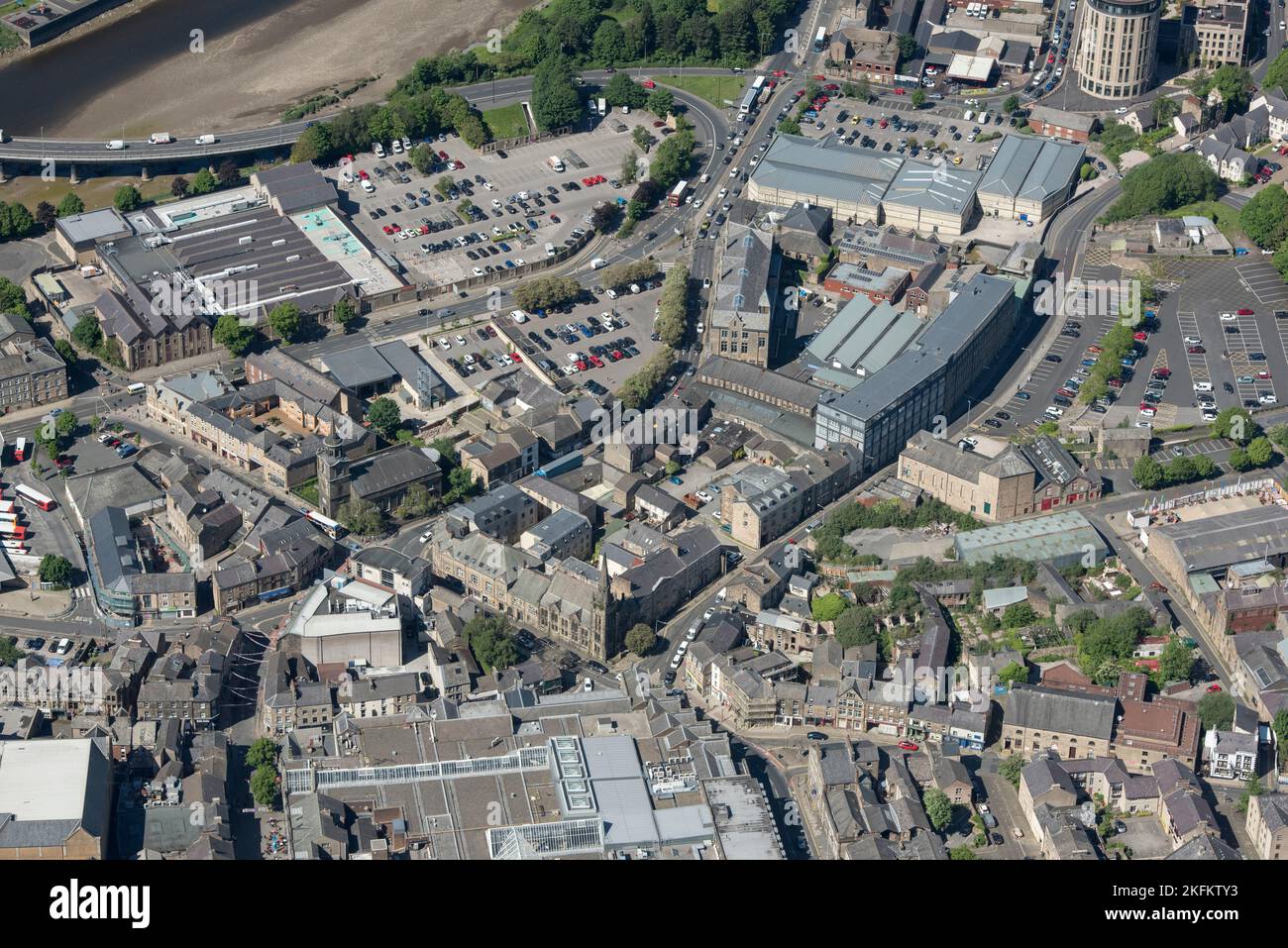 Lancaster High Street Heritage Action Zone, Lancashire, 2021 Stock ...