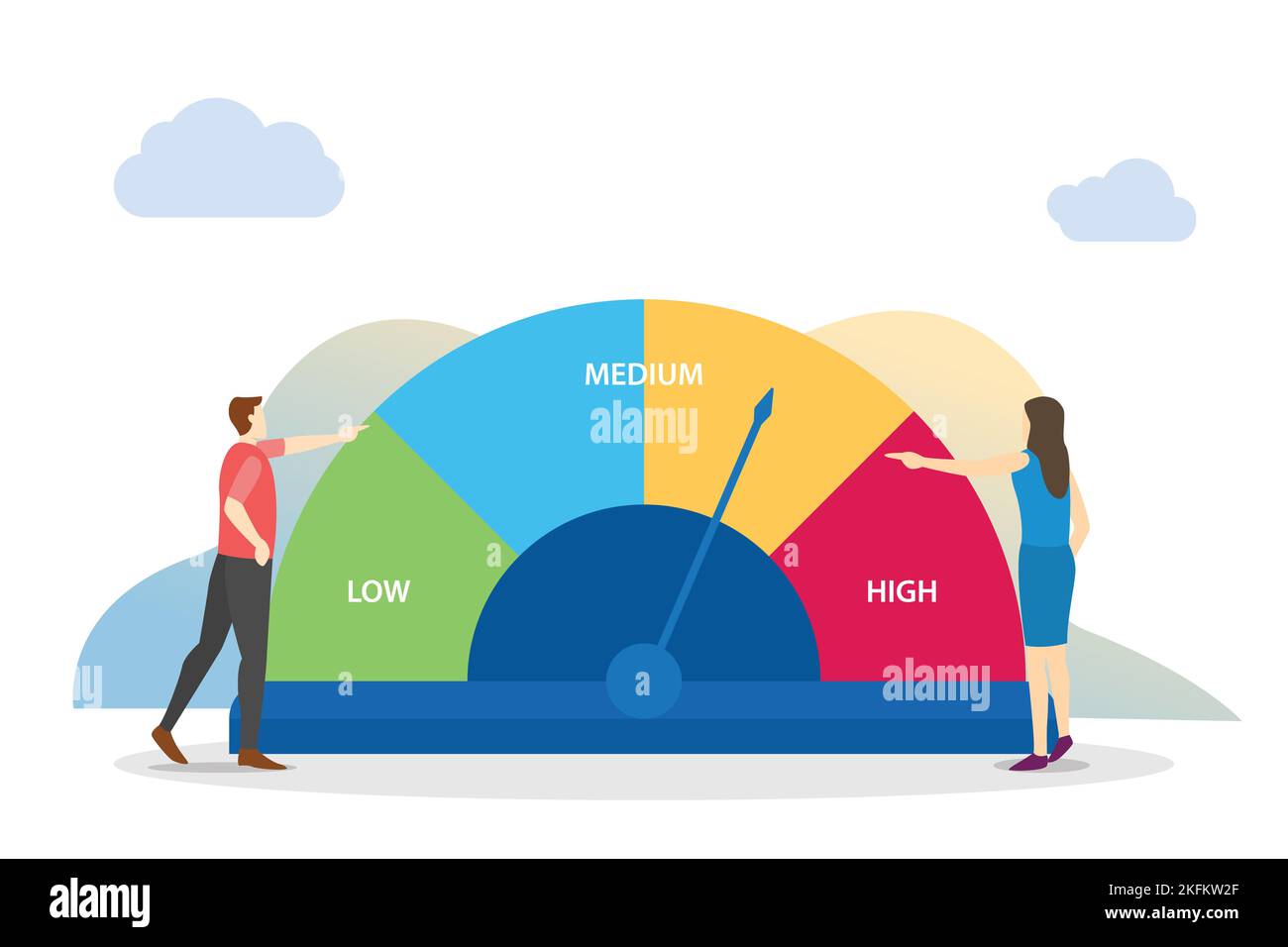 Risk assessment cartoon hi-res stock photography and images - Alamy