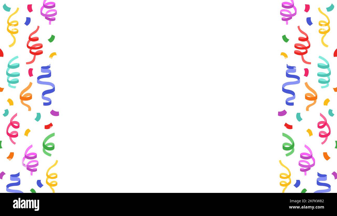 Abstract colorful confetti background. Isolated on the white. Vector holiday illustration Stock ...