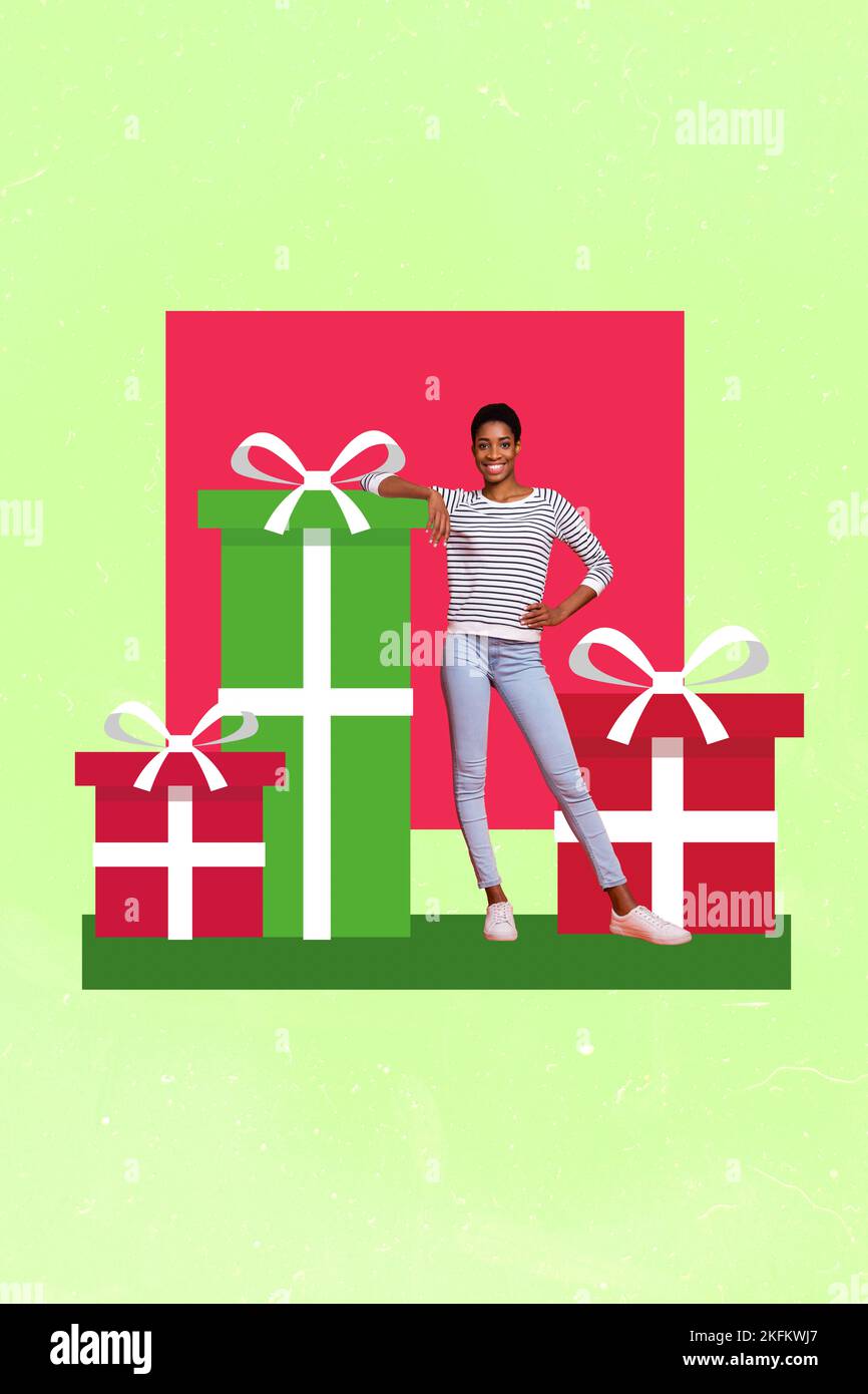 Creative 3d photo artwork graphics painting of funky funny guy lady ...