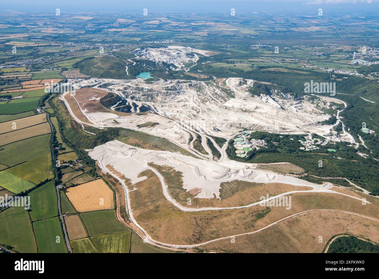 Melbur china clay works hi-res stock photography and images - Alamy