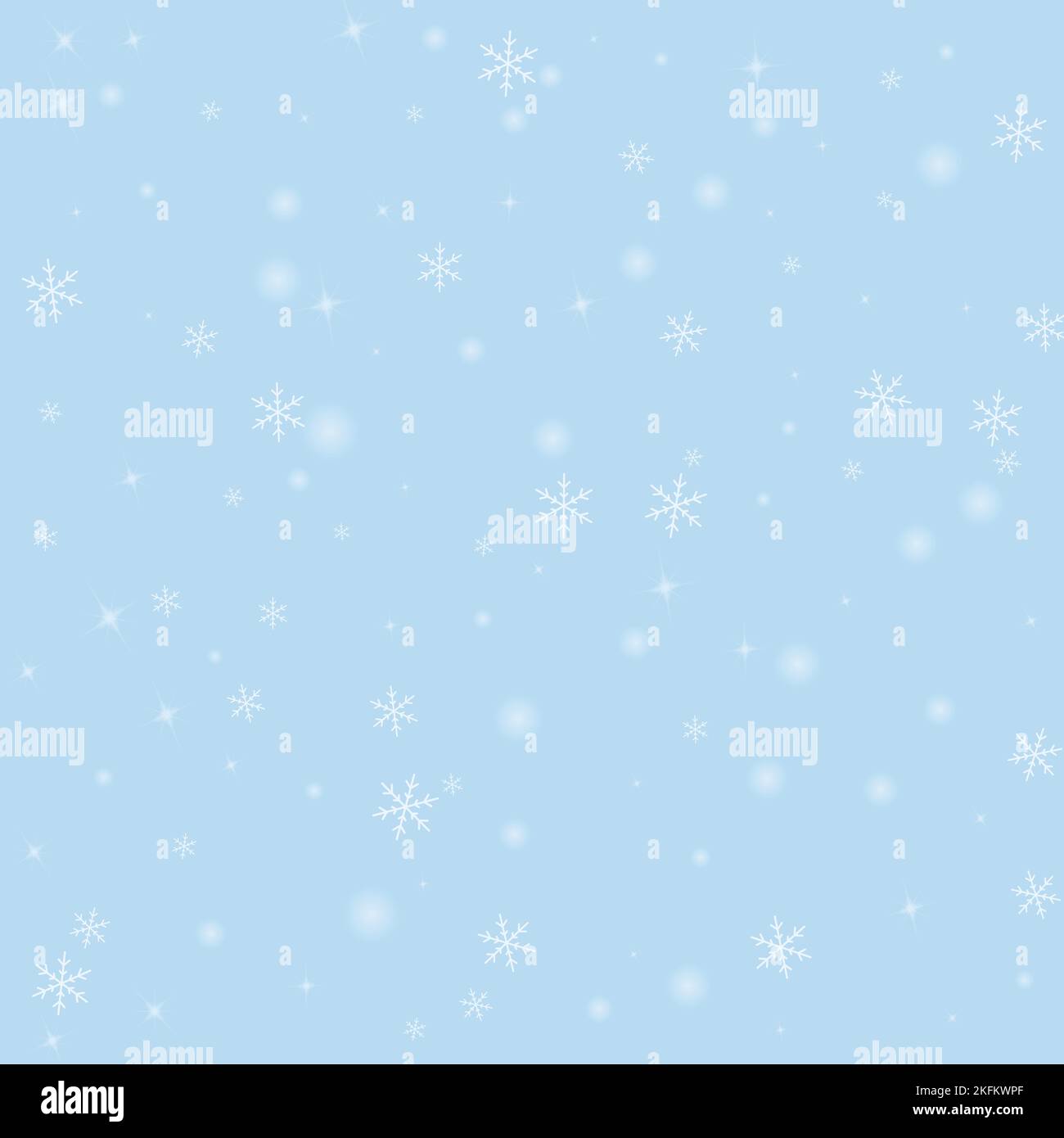Beautiful snowfall christmas background. Subtle flying snow flakes and ...