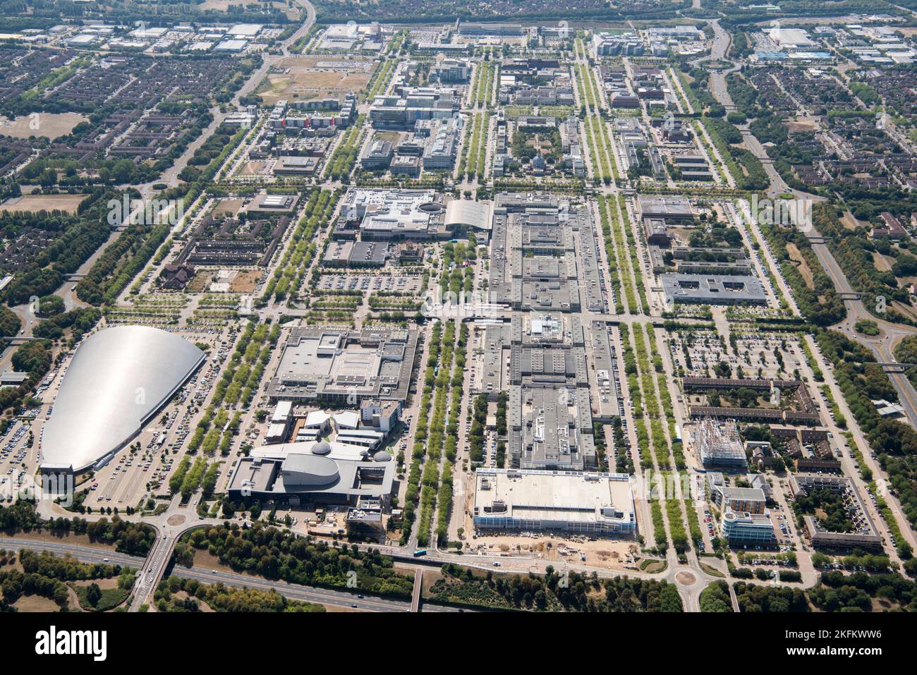 Milton keynes aerial photography hi-res stock photography and images ...