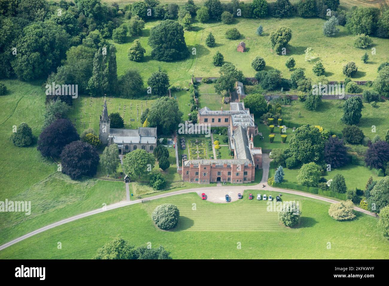 Holme Pierrepoint Hall and Gardens, Nottinghamshire, 2018 Stock Photo ...
