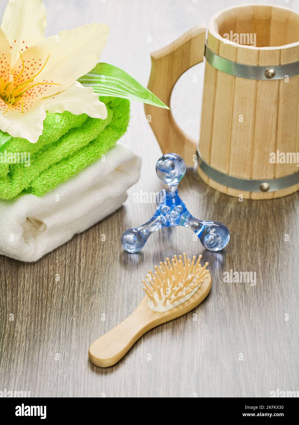 accessories for bathing Stock Photo - Alamy