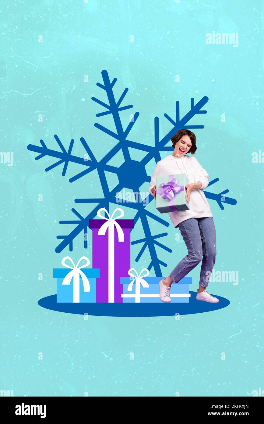 3d retro abstract creative artwork template collage of smiling funky ...