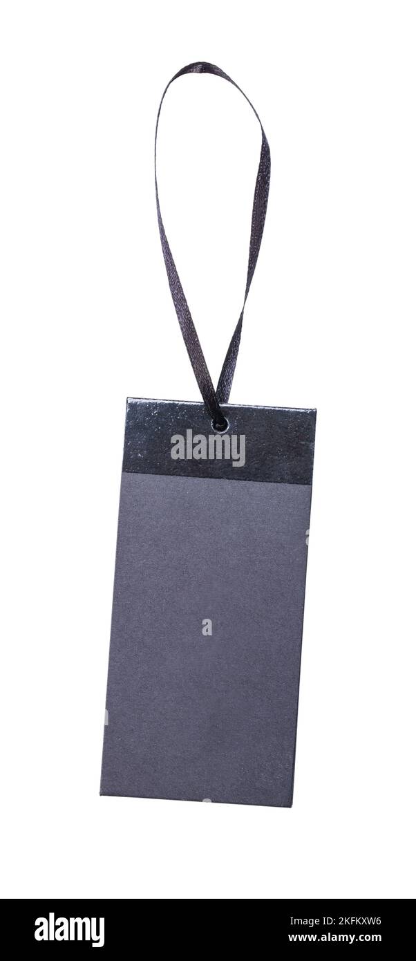 Hanging sale tag black Cut Out Stock Images & Pictures - Alamy