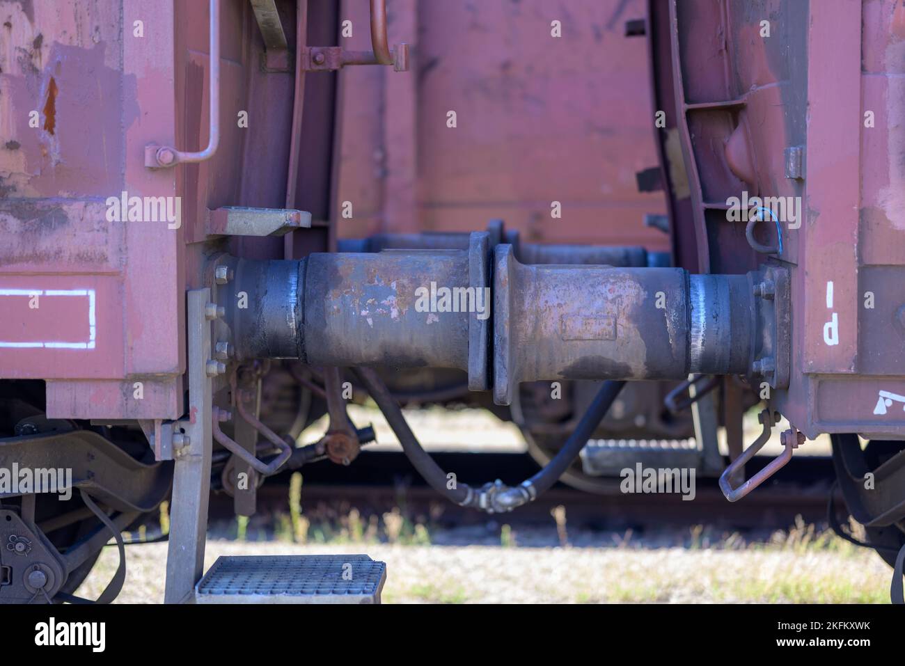 Train wagons side view hi-res stock photography and images - Alamy