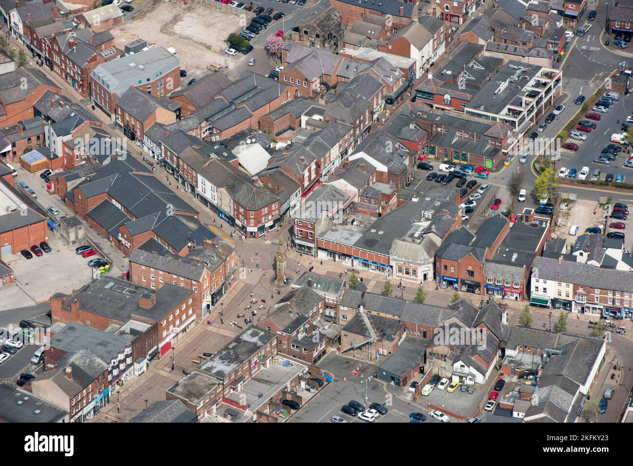Ormskirk High Street Heritage Action Zone, Lancashire, 2021 Stock Photo ...