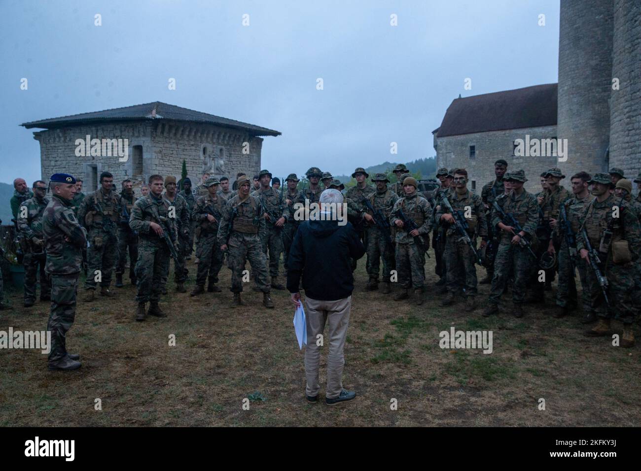 U.S. Marines with 2d Battalion, 8th Marine Regiment, 2d Marine Division ...