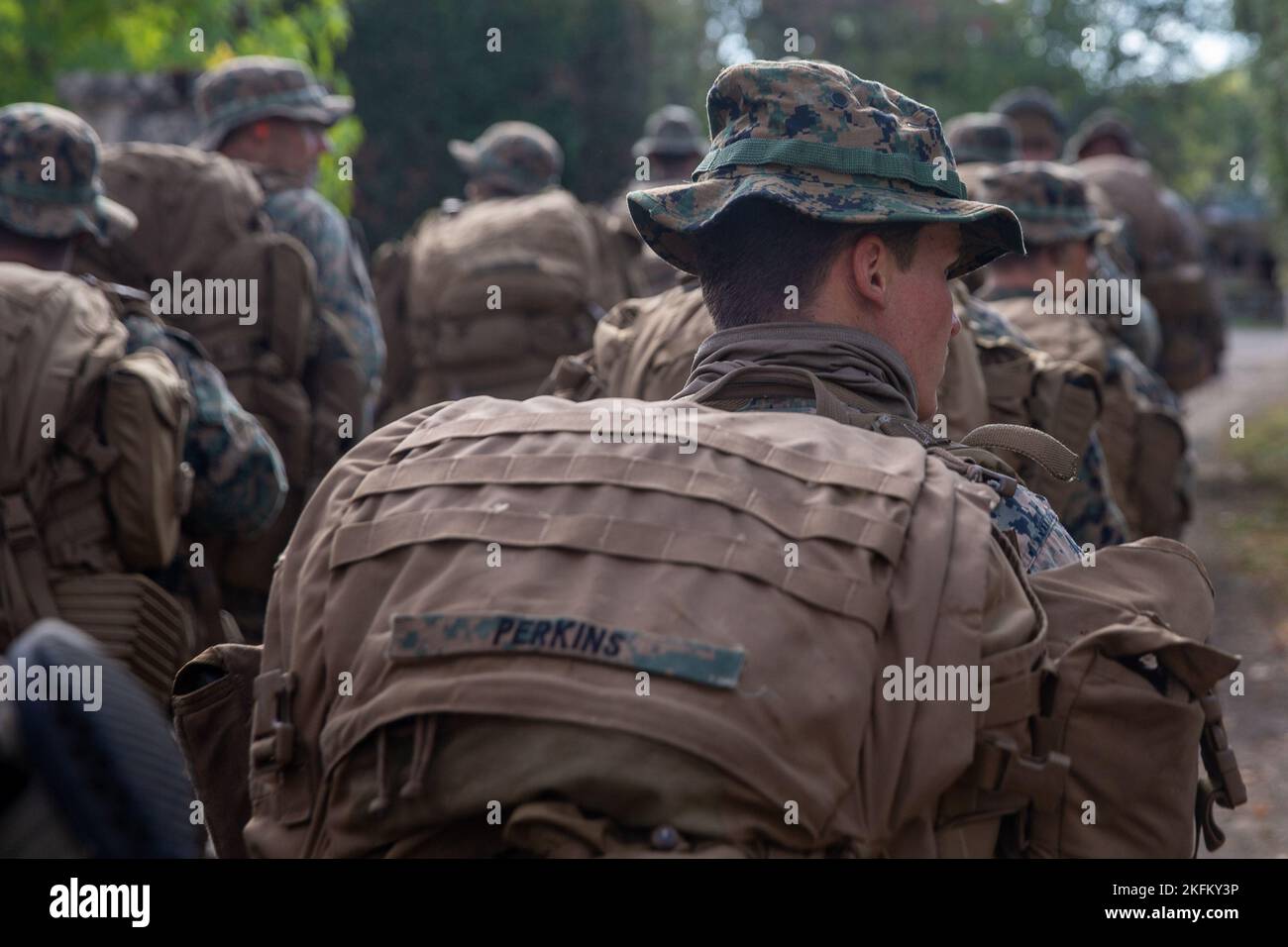 U.S. Marines with 2d Battalion, 8th Marine Regiment, 2d Marine Division ...