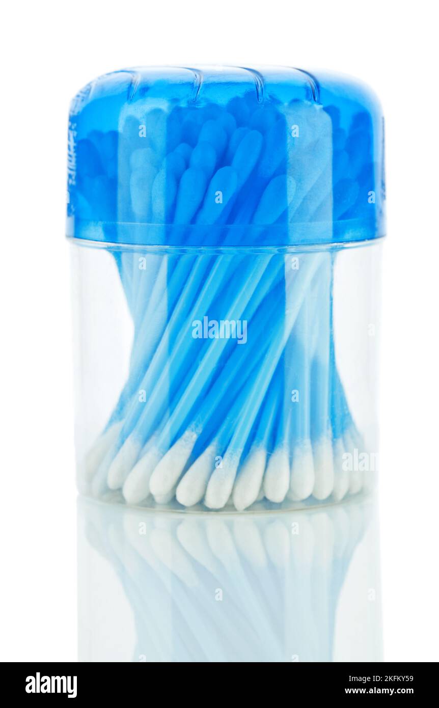 blue Wadded sticks Stock Photo - Alamy