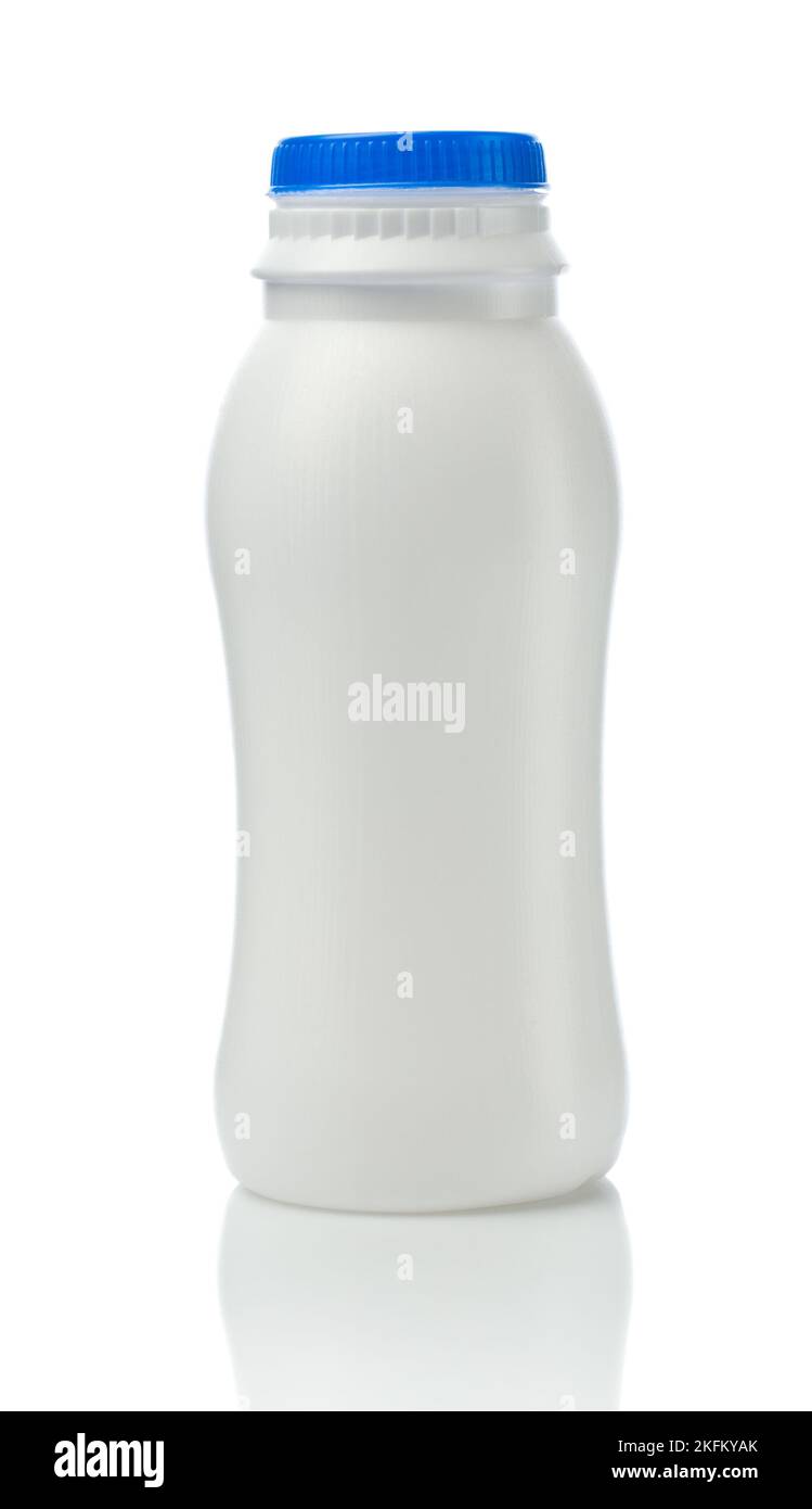 bottle of yogurt isolated Stock Photo - Alamy