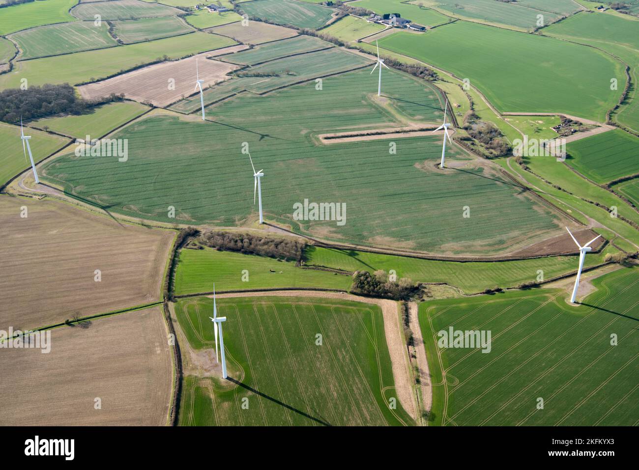 Petsoe Manor Wind Farm and the site of St Martin's Chapel, Ekeney ...