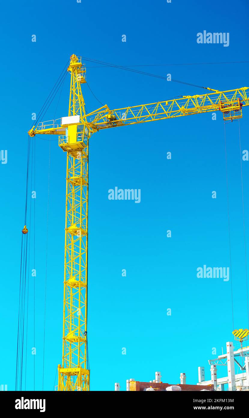 Crane working close up hi-res stock photography and images - Alamy