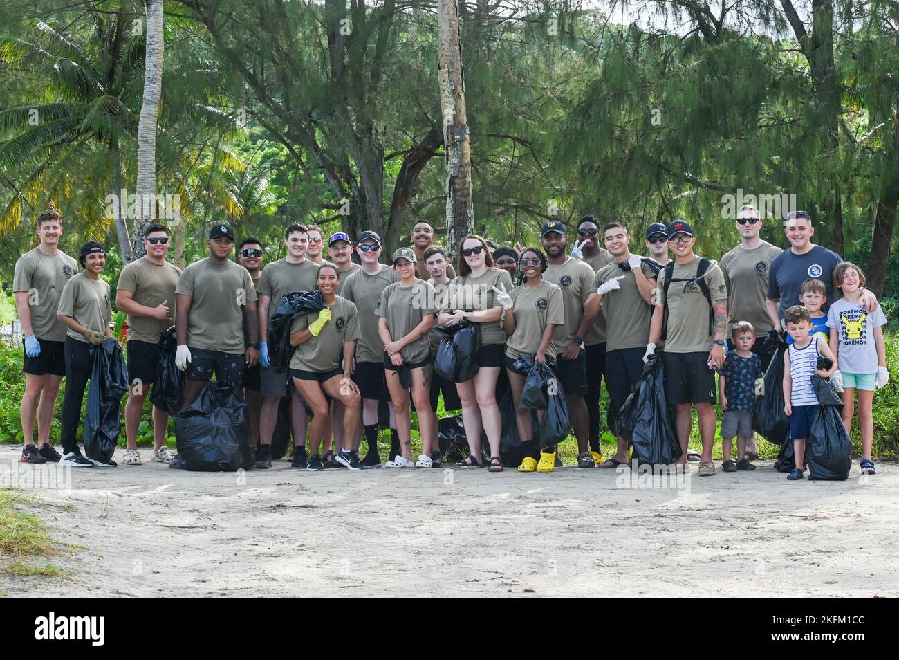 Airmen with the Airman Leadership School and 36th Logistics Readiness ...