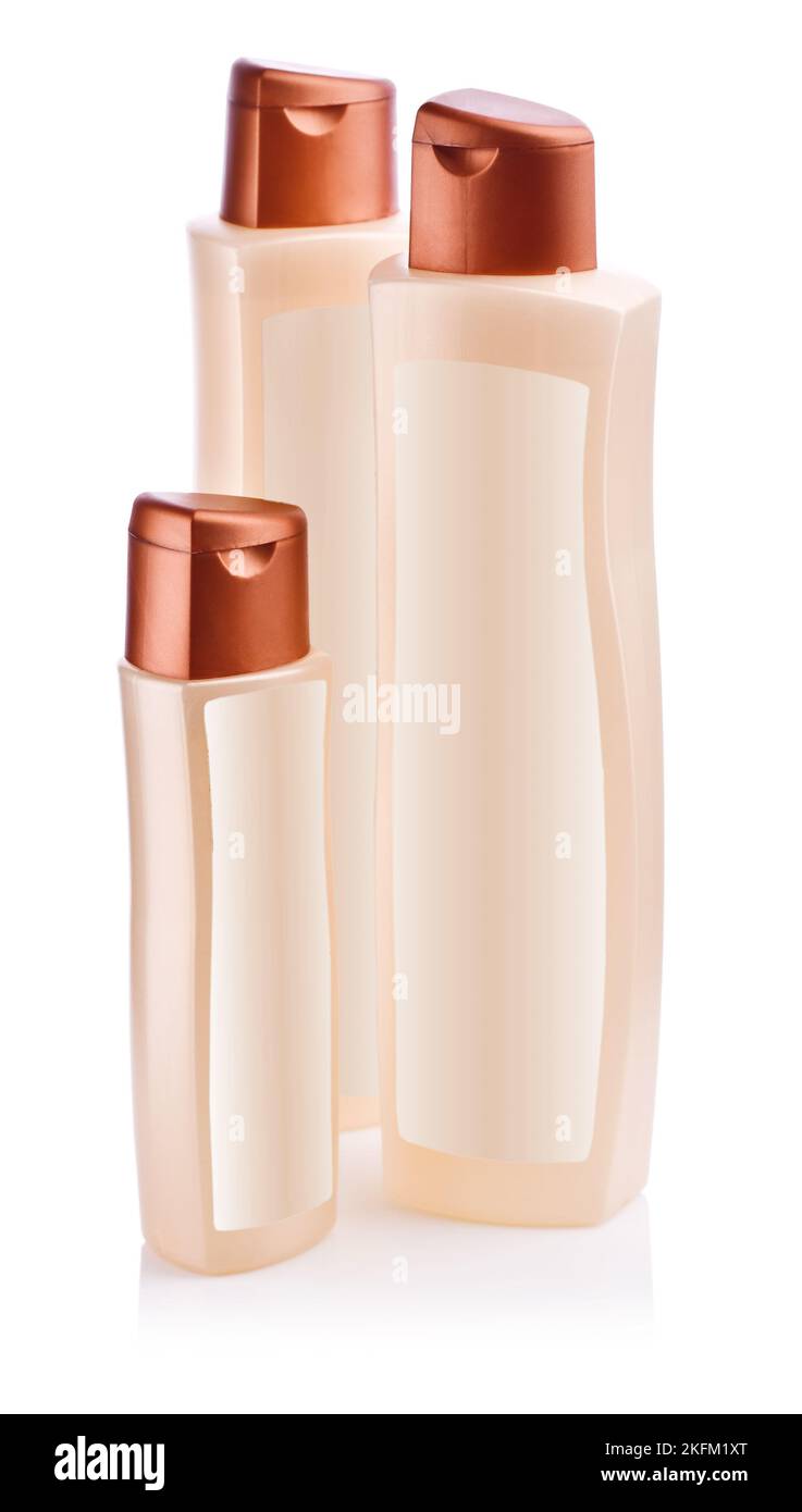 composition of botles of shampoo Stock Photo - Alamy