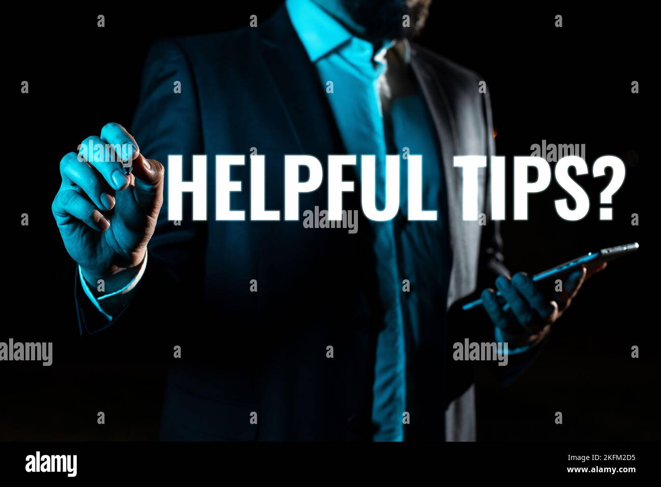 Conceptual caption Helpful Tips. Word for advices given to be helpful ...