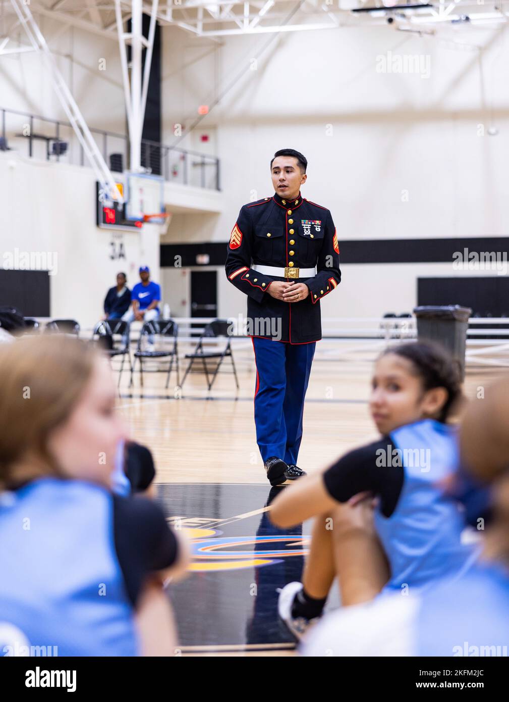U.S. Marine Corps Sgt. Ricardo Gutierrez, a recruiter with Recruiting ...