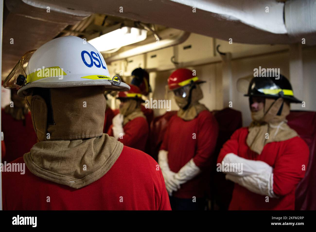 Crewmembers assigned to USCGC Hamilton (WMSL 753) conduct general ...
