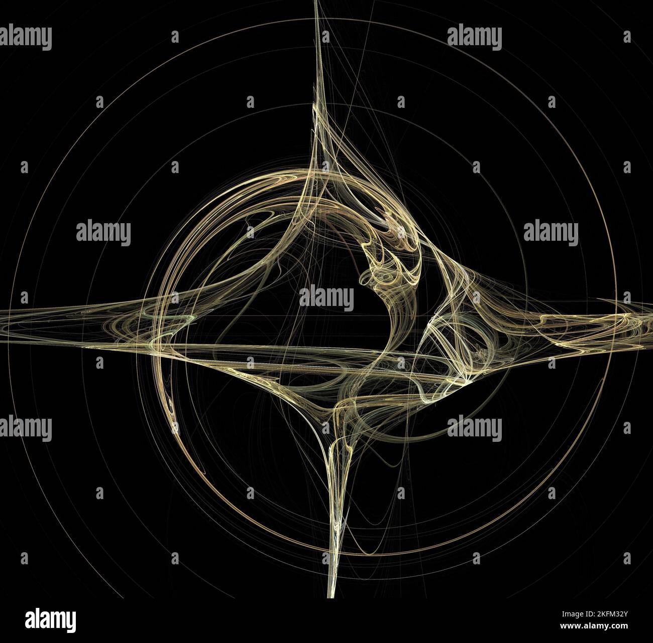 image of one Illustration of digital fractal Stock Photo - Alamy