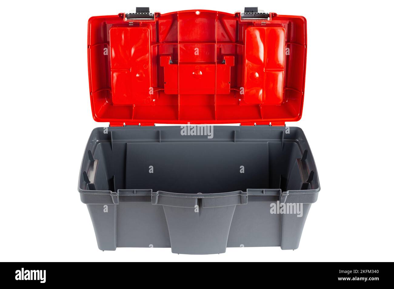 Tool Box 49 Red Plastic Boxes - 1 Inch Deep Toolbox Organizer Plastic ...