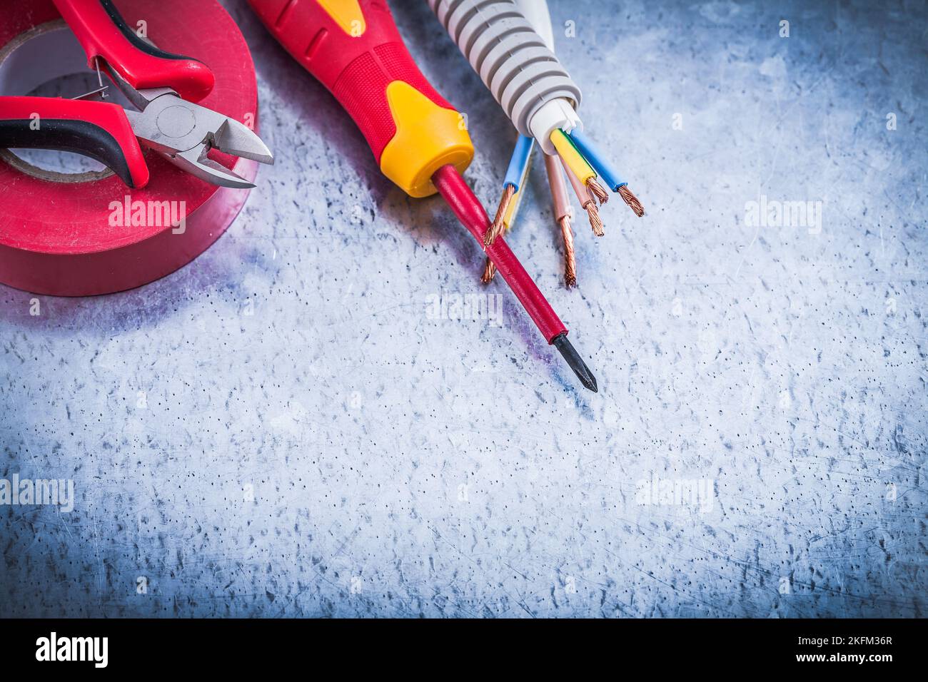 Cutting pliers insulated screwdriver corrugated pipe wire protection ...