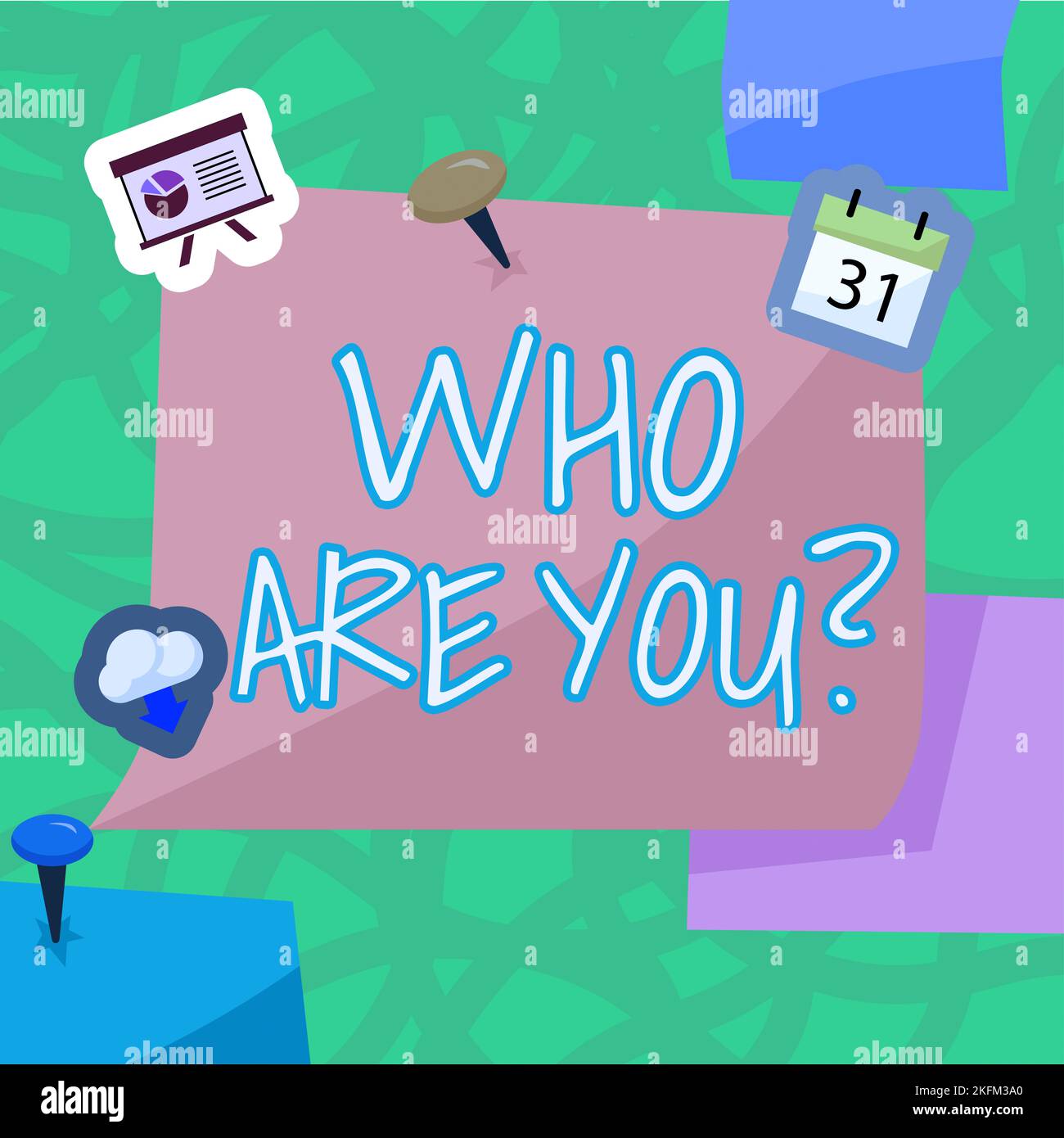 Sign displaying Who Are You. Business idea Identify yourself ...