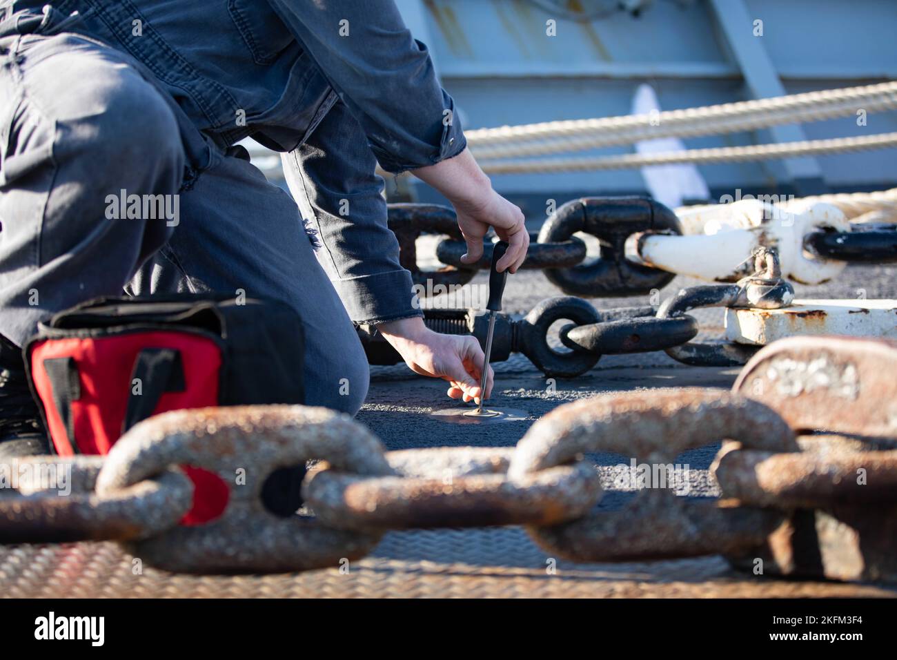 220925-N-LK647-0228 NAVAL STATION NORFOLK (Sept. 25, 2022) Damage ...