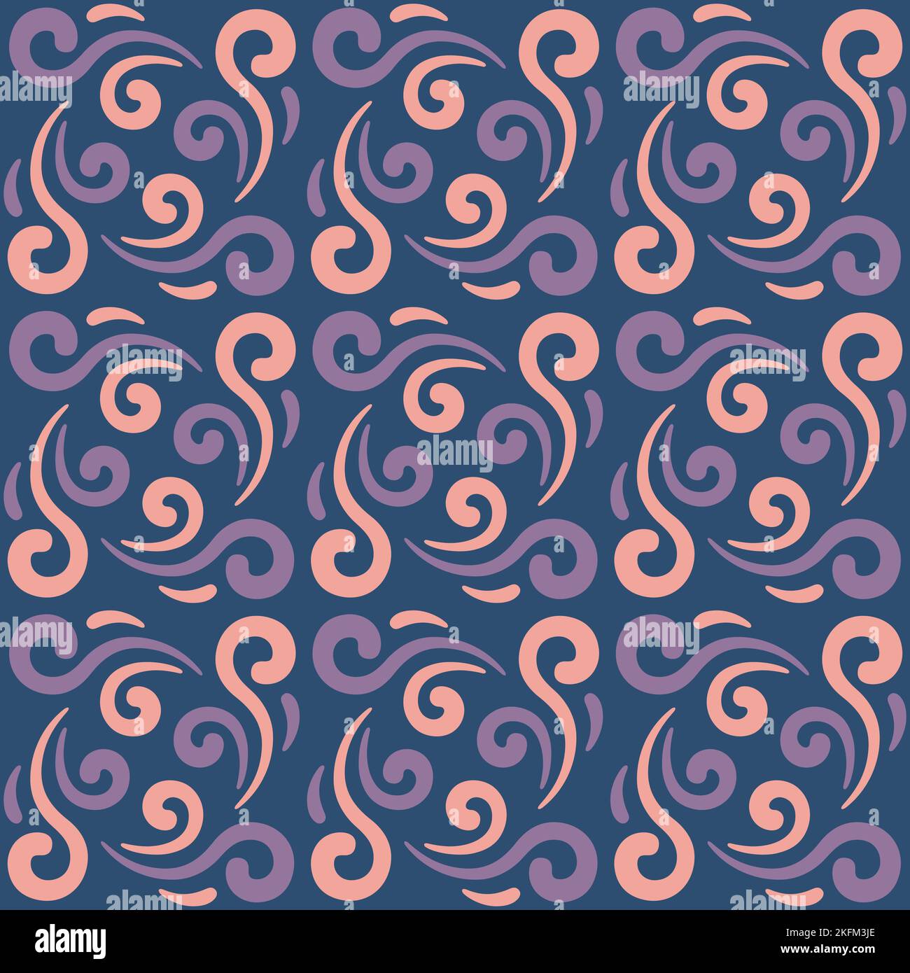 Seamless swirl pattern for prints, textile, web, advertising and any ...