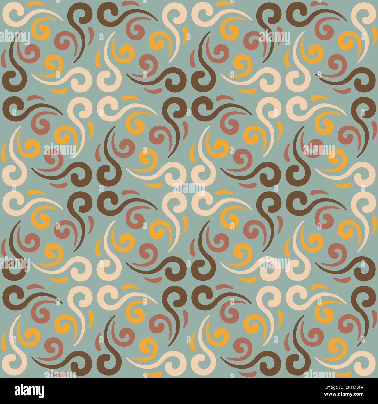 Seamless swirl pattern for prints, textile, web, advertising and any ...